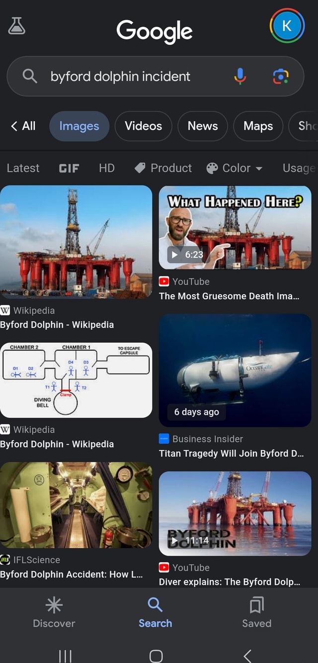 & Google (K) Q. byford dolphin incident