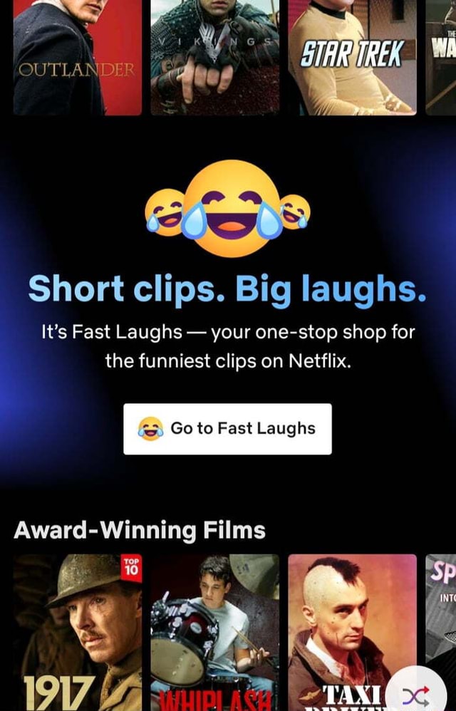 OUTLANDER STAR Short clips. Big laughs. It's Fast Laughs - your one ...