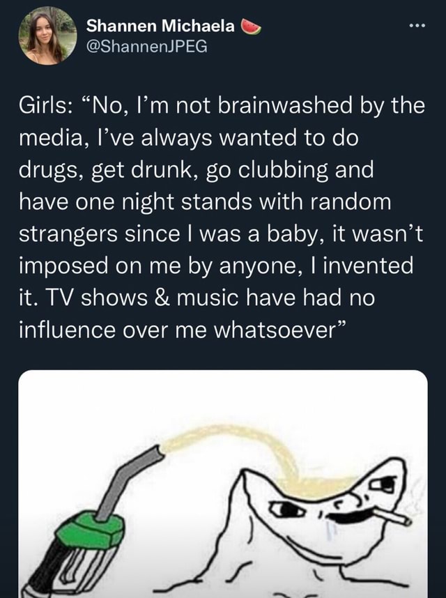 Shannen Michaela @ShannenJPEG Girls: "No, I'm not brainwashed by the ...