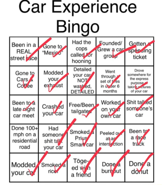 Car Experience Binoo Detailed late og??? car meet Done 100 mph on a ...