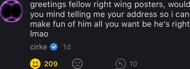 Greetings fellow right wing posters, would you mind telling me your ...