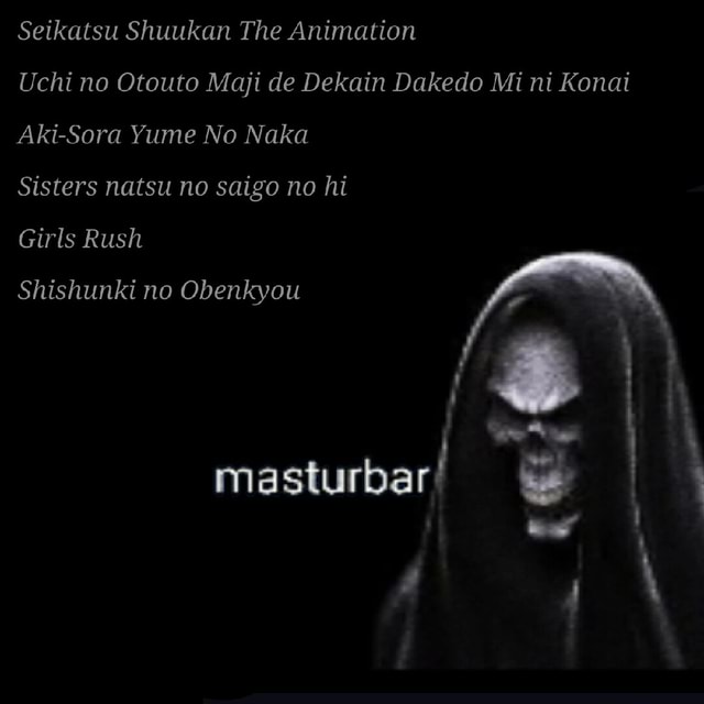 Seikatsu Shuukan The Animation Uchi No Otouto Maji De Dekain Dakedo Mi Ni Konai Aki Sora Yume No 