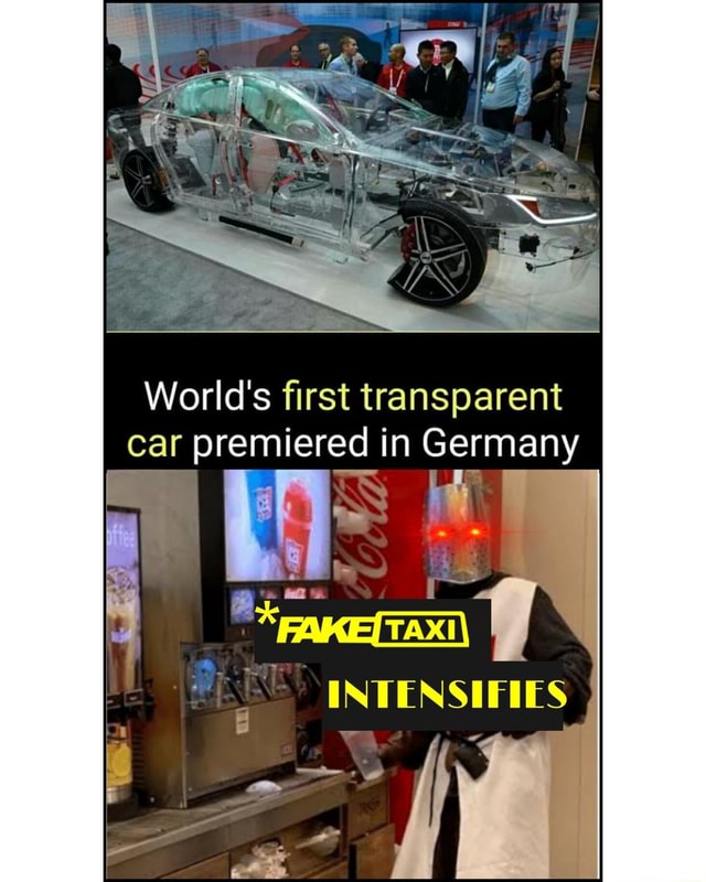 World's first transparent car premiered in Germany - iFunny