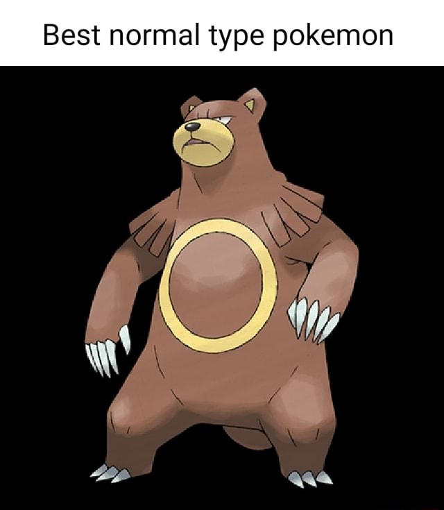Best normal type pokemon ip - iFunny