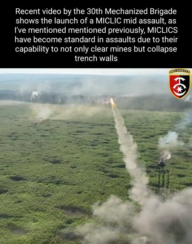 Recent video by the 30th Mechanized Brigade shows the launch of a ...