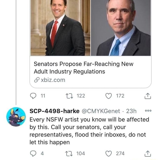 Senators Propose Far-Reaching New Adult Industry Regulations On SCP ...