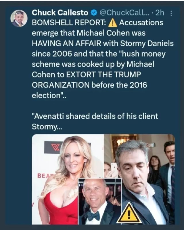 Chuck Callesto @ChuckCall...- : BOMSHELL REPORT: Accusations emerge ...