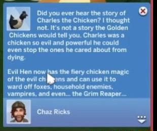 Did you ever hear the storyot Charles the Chicken? I thought not. It's ...