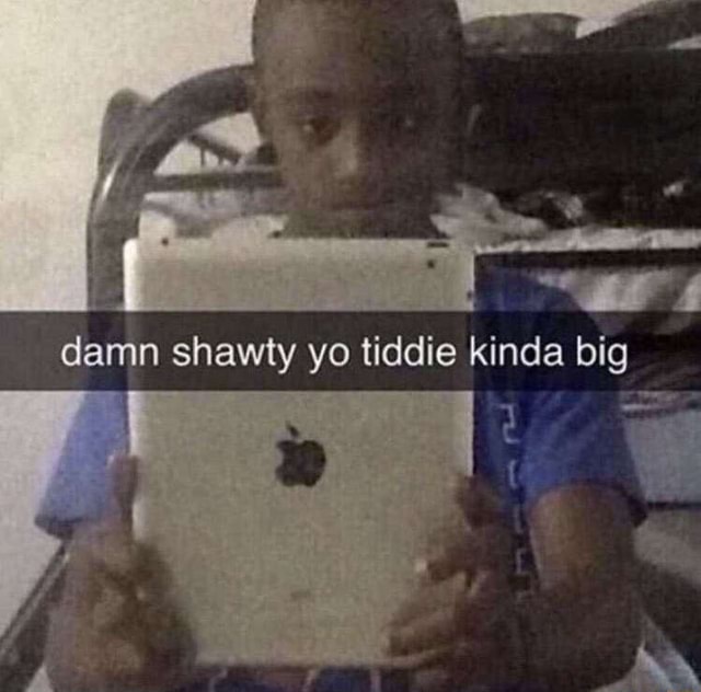 ~ar 4 damn shawty yo tiddie kinda big - iFunny
