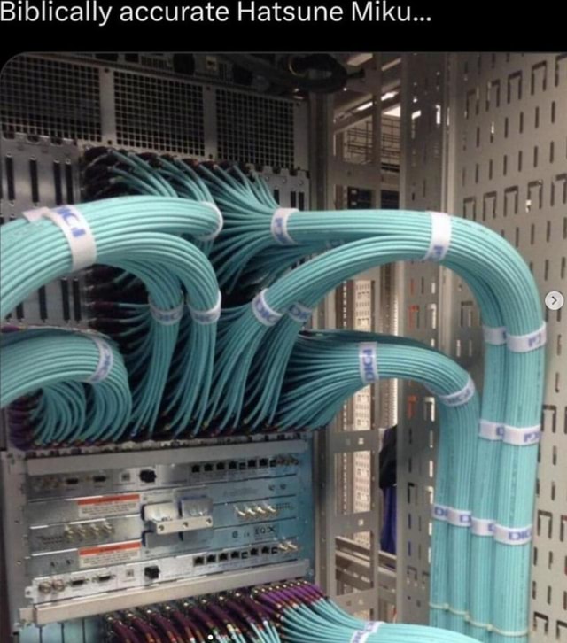 Biblically accurate Hatsune Miku... beams - iFunny