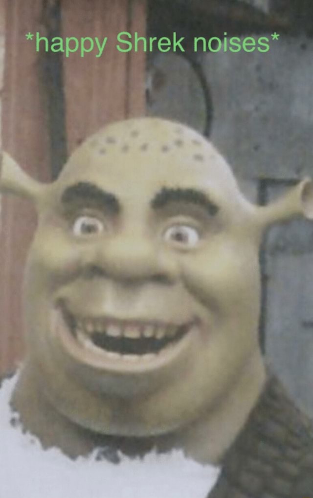, *happy Shrek noises* - iFunny