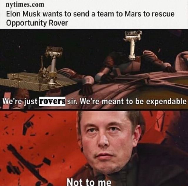 Nytimes.com Elon Musk wants to send a team to Mars to rescue ...