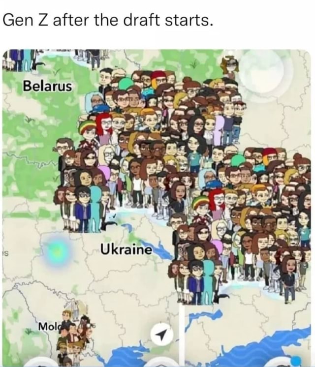 Gen Z after the draft starts. Belarus - iFunny