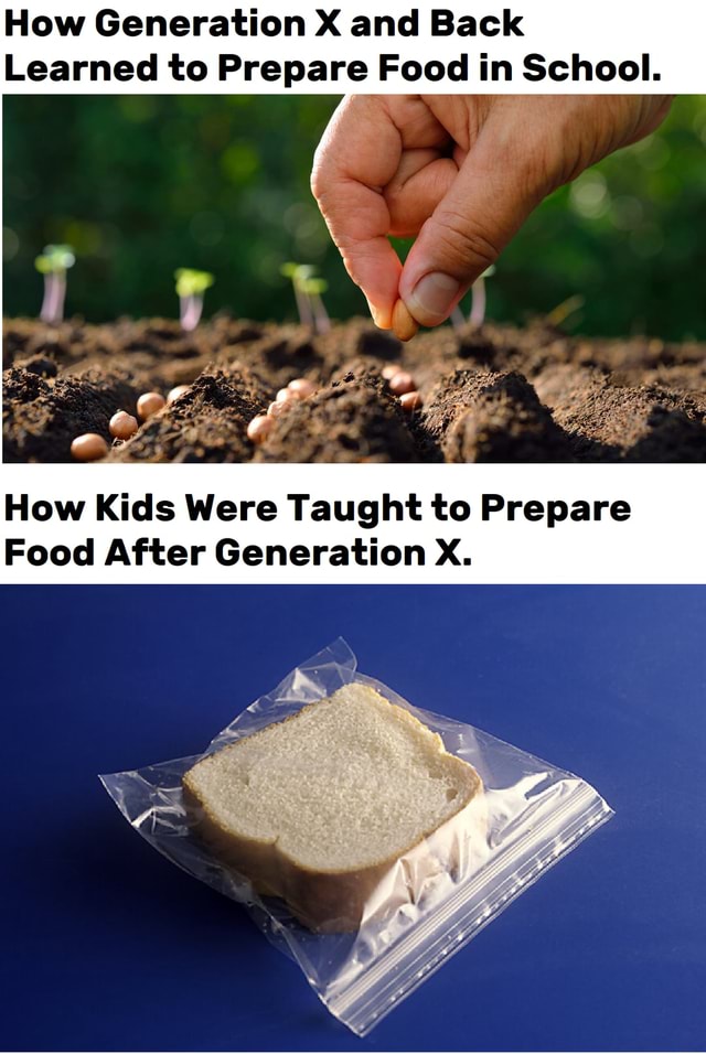 Food Prepping Through Out the Generations - How Generation X and Back ...