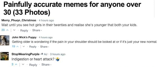 Painfully accurate memes for anyone over 30 (33 Photos) Morry_Phuan ...