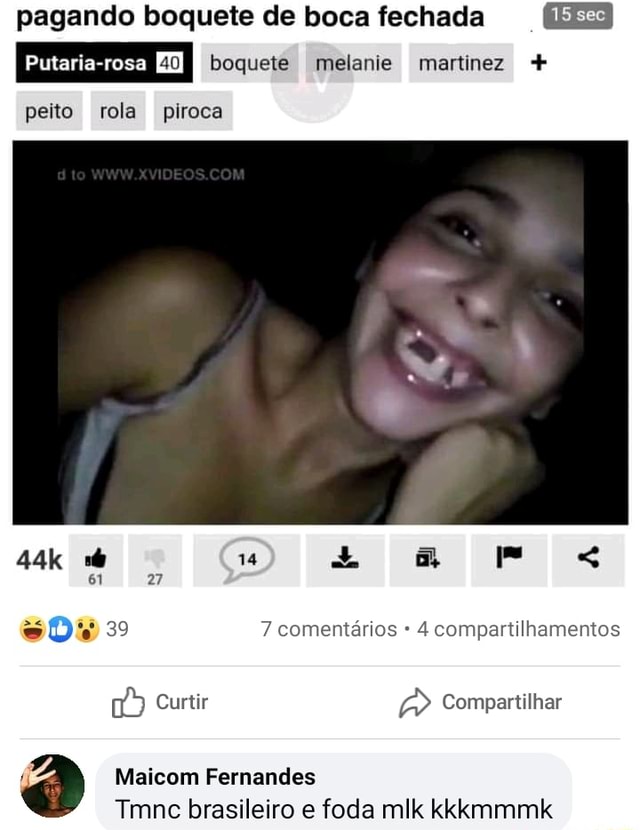 Pagando Boquete De Boca Fechada Boquete Melanie Martinez Peito Rola