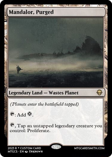 Mandalor, Purged Legendary Land - Wastes Planet (Planets enter the ...