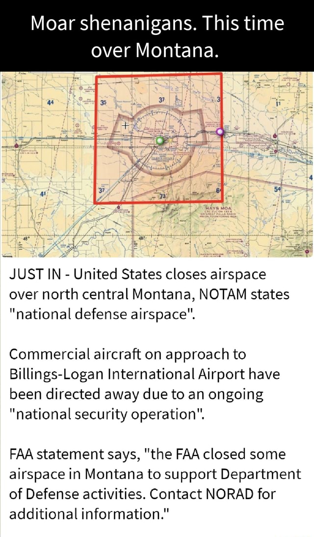 Moar shenanigans. This time over Montana. al JUST IN - United States ...