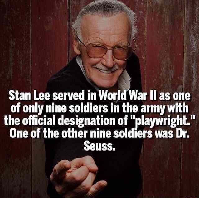 The legend - Stan Lee served in World War Il as one of only nine ...