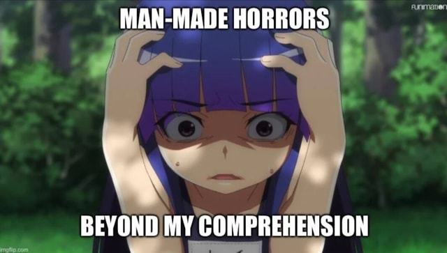 MAN-MADE HORRORS ay BEYOND MY COMPREHENSION - iFunny