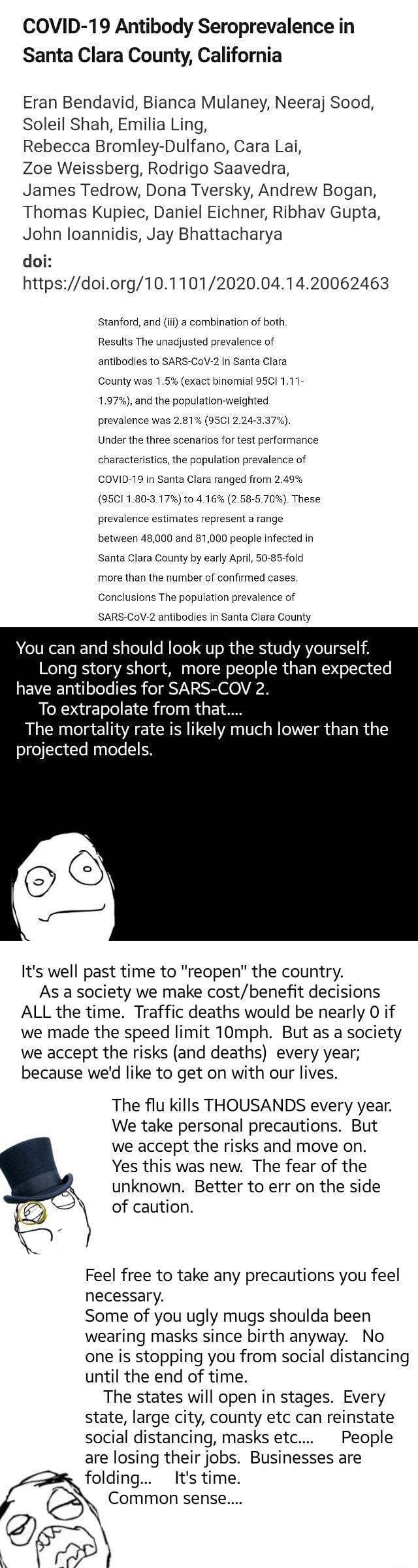 COVID-19 Antibody Seroprevalence in Santa Clara County, California Eran ...