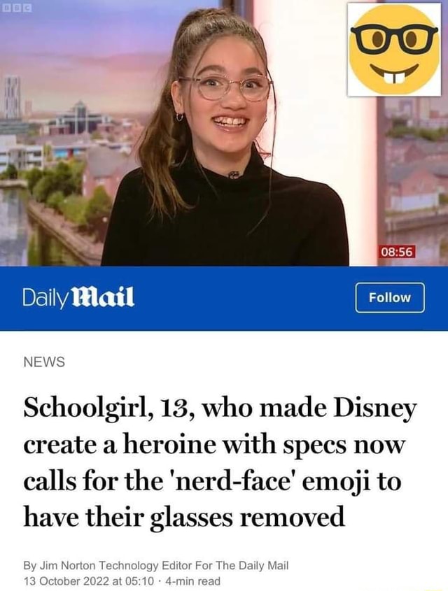 Daily Mail NEWS Schoolgirl, 18, who made Disney create a heroine with ...