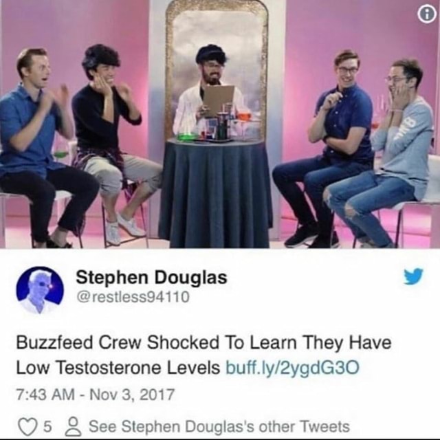 Stephen Douglas restless94110 Buzzfeed Crew Shocked To Learn They Have ...