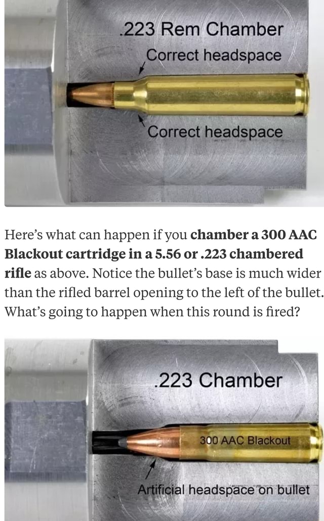 Here’s What can happen if you chamber a 300 AAC Blackout cartridge in a ...