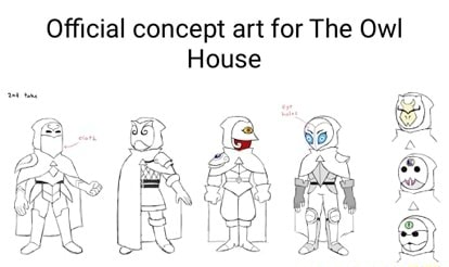 Official concept art for The Owl House - iFunny