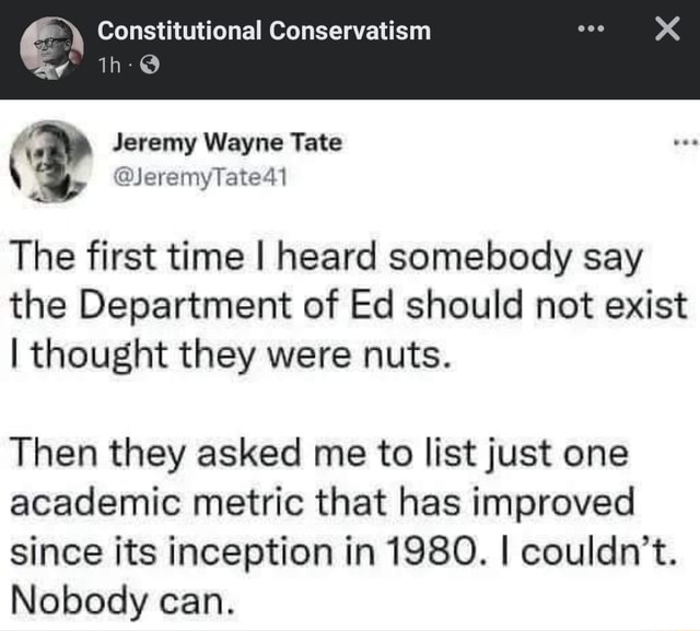 Constitutional Conservatism in Jeremy Wayne Tate The first time I heard ...