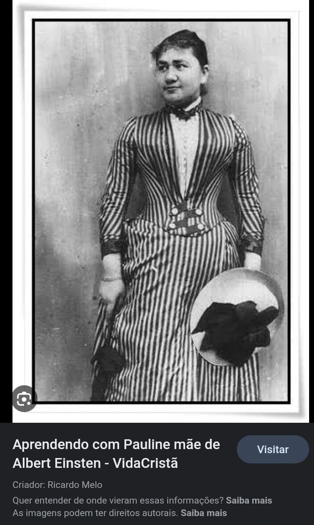 Aprendendo com Pa mãe de Visitar Albert Einsten - VidaCristã Criador ...
