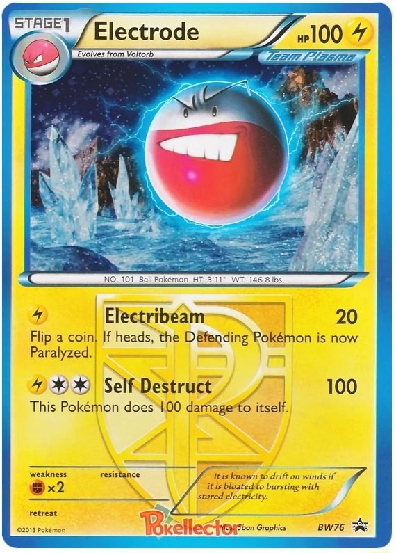 /Electrode Evolves from Voltorb 4 Electribeam 20 Flip a con, If heads ...
