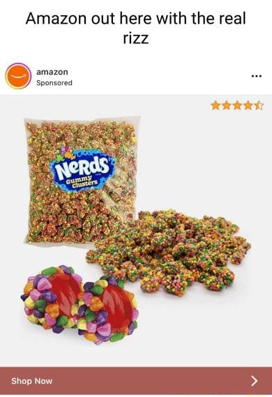 Amazon out here with the real rizz amazon Sponsored Shop Now - iFunny