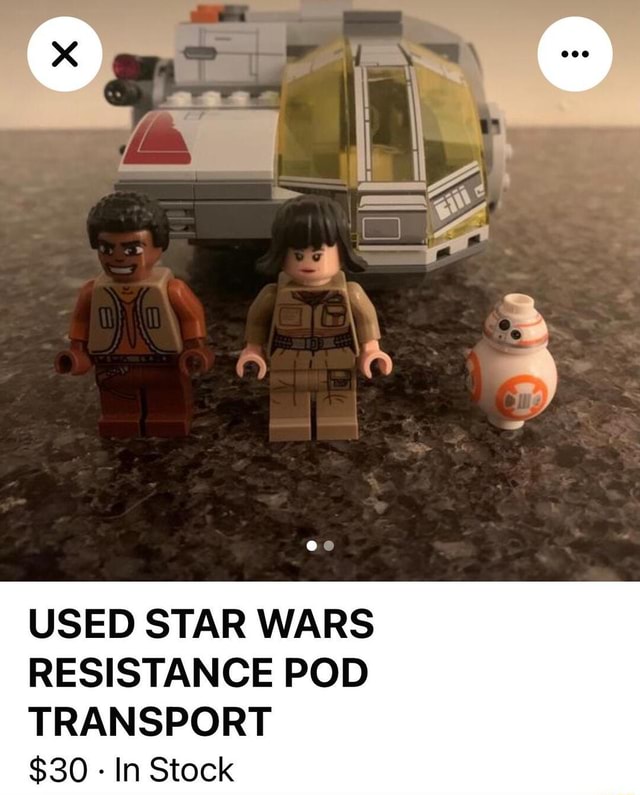 USED STAR WARS RESISTANCE POD TRANSPORT - iFunny