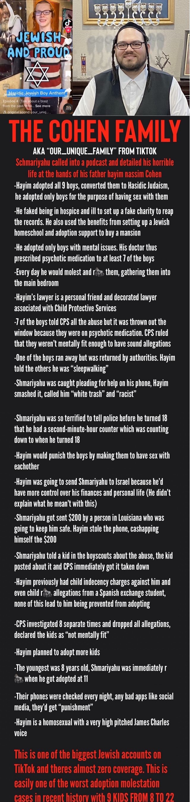 AKA "QUR_UNIQUE_FAMILY" FROM TIKTOK Schmariyahu called into a podcast ...