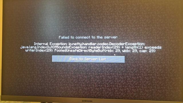 Failed to connect to the server Internal Exception: io.netty.handler ...