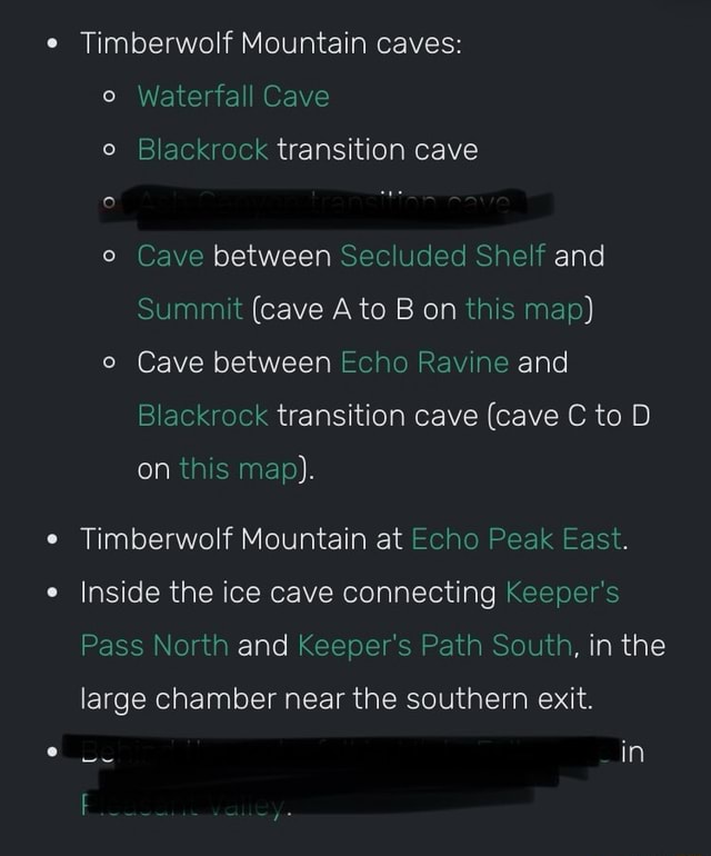 Timberwolf Mountain caves: Waterfall Cave Blackrock transition cave ...