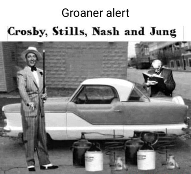 Groaner alert Crosby, Stills, Nash and Jung - iFunny