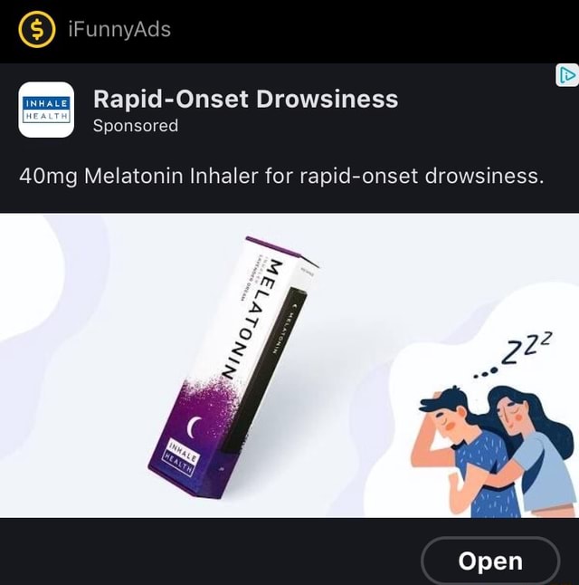 Rapid-Onset Drowsiness 40mg Melatonin Inhaler for rapid-onset ...