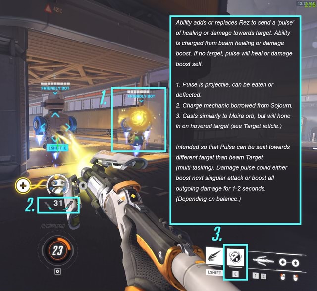 Mercy Resurrect Change for OW2, proposal. - Ability adds or replaces ...