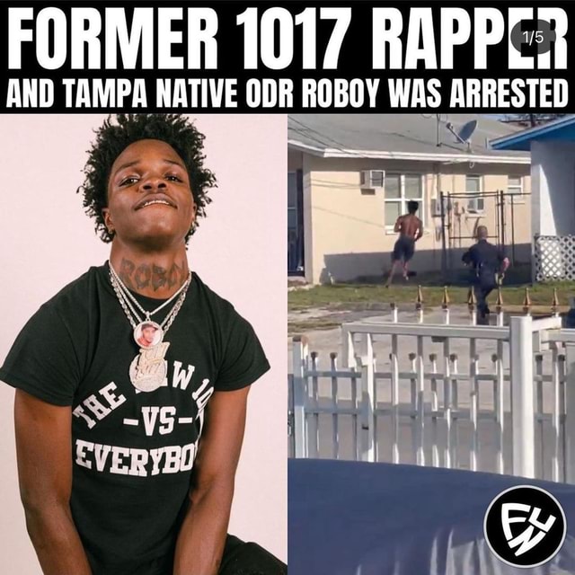 FORMER 1017 RAPPC: AND TAMPA NATIVE SJ ROBOY WAS ARRESTED WW EVERYBO ...
