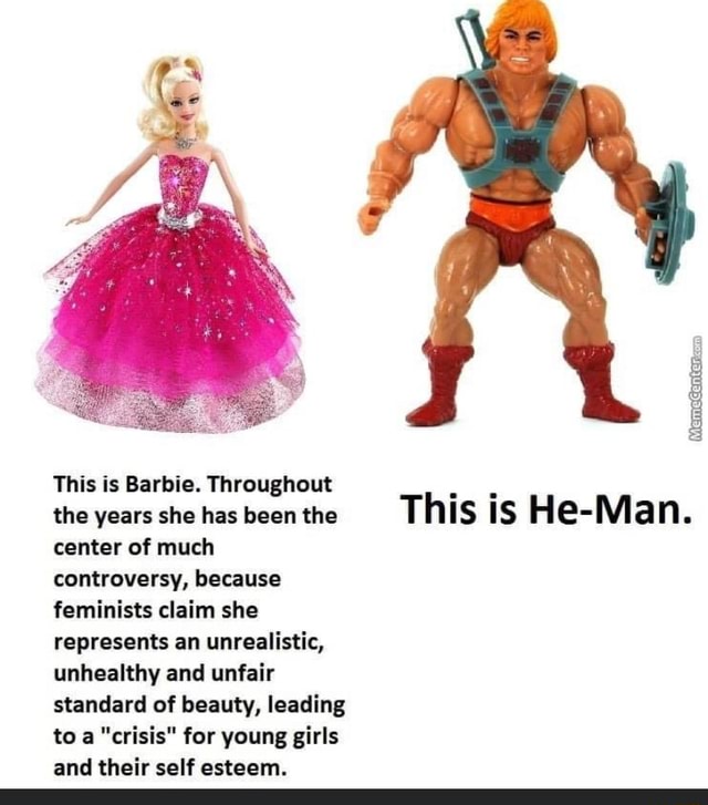 This is Barbie. Throughout the years she has been the This is He-Man ...