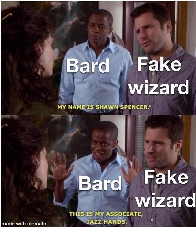 Bard Fake wizard Bard Fake wizard with mamatic - iFunny