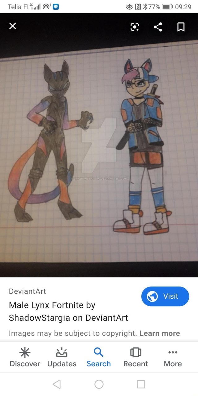 DeviantArt Male Lynx Fortnite by ShadowStargia on DeviantArt Images may ...