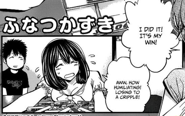 AWW, HOW HUMILIATING! LOSING TO A CRIPPLE! - iFunny