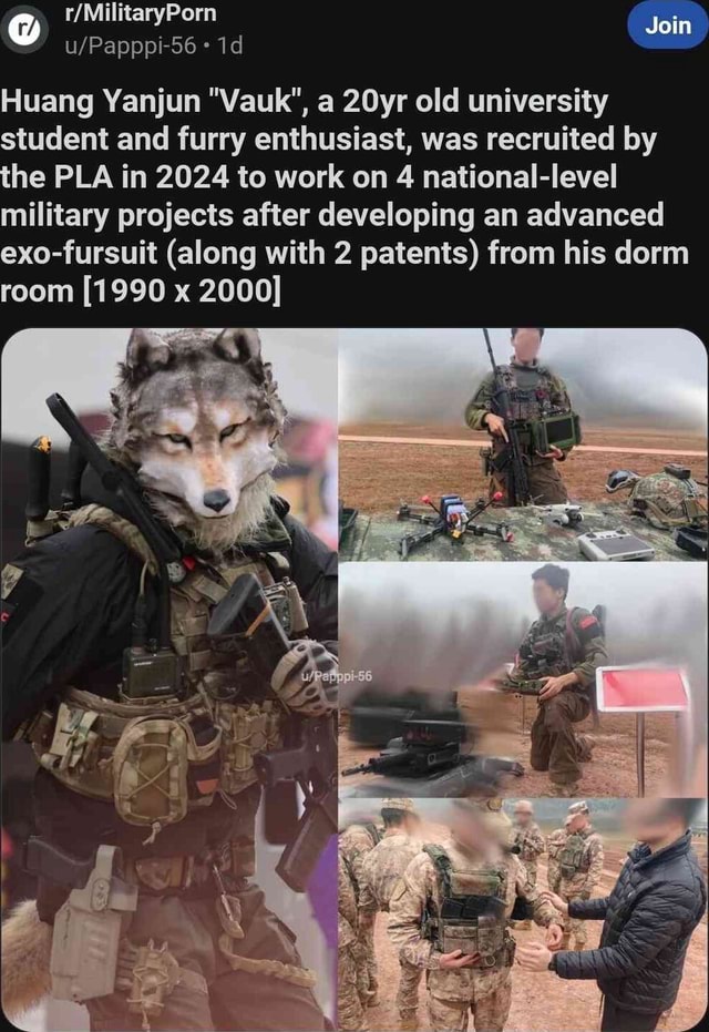 Join Huang Yanjun "Vauk", a 20yr old university student and furry ...