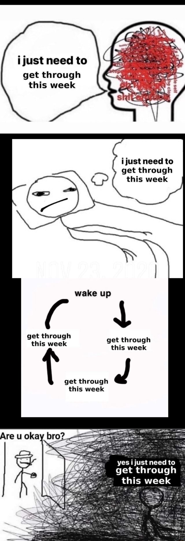 I Just Need To Get Through This Week I Just Need To Get Through This 