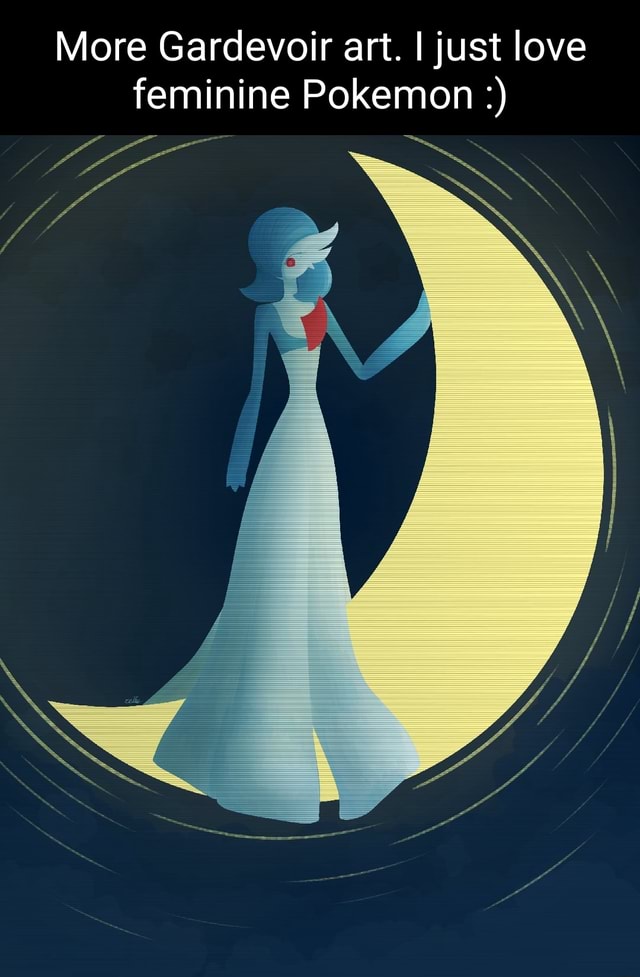 More Gardevoir art. I just love feminine Pokemon - iFunny