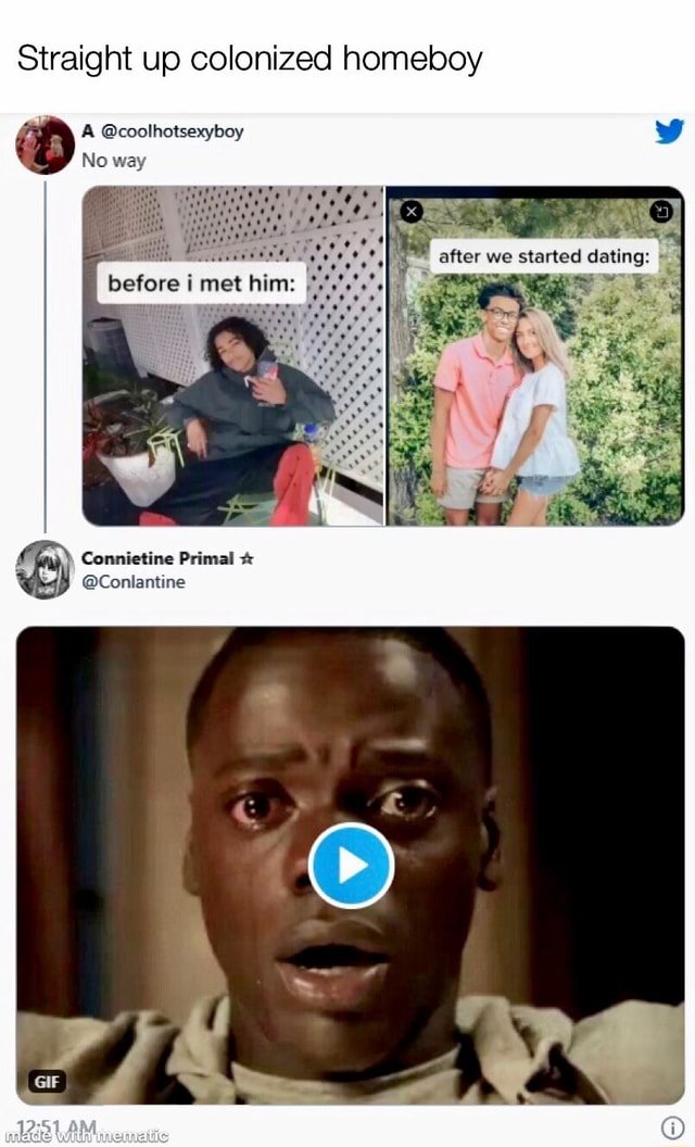 Straight up colonized homeboy A @coolhotsexyboy ww No way before met ...