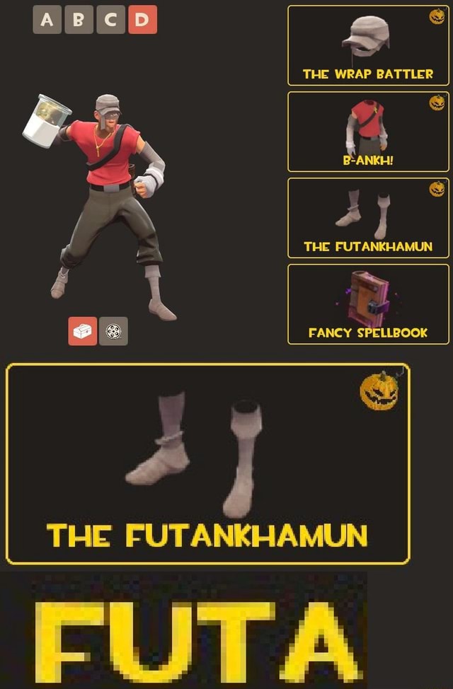 THE FUTANKHAMUN FANCY SPELLBOOK THE WRAP BATTLER =ANKH! THE FUTANKHAMUN ...